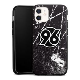 DeinDesign iPhone 12 Handy Silikon H&uuml;lle Case schwarz Handyh&uuml;lle Hannover 96 H96 Official Licensed Product
