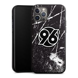 DeinDesign iPhone 12 Pro Handy Silikon H&uuml;lle Case schwarz Handyh&uuml;lle Hannover 96 H96 Official Licensed Product