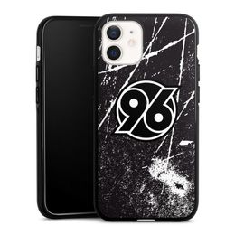 DeinDesign iPhone 12 mini Handy Silikon H&uuml;lle Case schwarz Handyh&uuml;lle Hannover 96 H96 Official Licensed Product