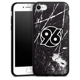 DeinDesign iPhone SE (2020) Handy Slim Case extra d&uuml;nn Silikon Handyh&uuml;lle schwarz H&uuml;lle Official Licensed Product H96 Hannover 96 Silikon Slim Case