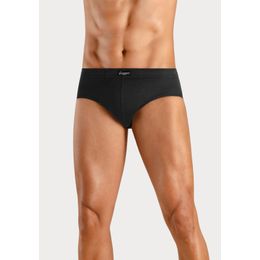 Le Jogger Herren Slip, Gr. 6, schwarz, Jersey, Obermaterial: 100% Baumwolle, unifarben, Unterhosen, aus angenehm weicher Baumwoll-Qualit&auml;t