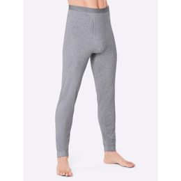 King&acute;S Club KINGS CLUB Herren Lange Unterhose, Gr. 12, schwarz, 100% Baumwolle, Meliert:4% Polyester, 96% Baumwolle, Unterhosen