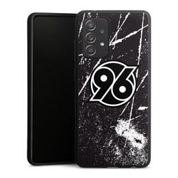 DeinDesign Galaxy A52s 5G Handy Premium Silikon H&uuml;lle Handyh&uuml;lle schwarz Case H96 Hannover 96 Official Licensed Product Silikon Premium Case