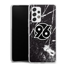 DeinDesign Galaxy A53 5G Handy Silikon H&uuml;lle Case transparent Handyh&uuml;lle Official Licensed Product H96 Hannover 96 Silikon Case