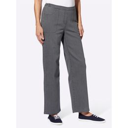 Classic Basics Damen Bequeme Jeans, blau, Gr. 40, unifarben, 81% Baumwolle, 17% Polyester, 2% Elasthan, Jeans