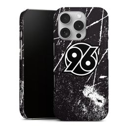 DeinDesign iPhone 16 Pro Handy Premium Case Smartphone Handyh&uuml;lle Schutzh&uuml;lle gl&auml;nzend Hannover 96 Official Licensed Product H96 Premium Case