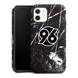 DeinDesign iPhone 12 mini Handy Panzer Handyh&uuml;lle robuste Outdoor H&uuml;lle Schutzh&uuml;lle matt Hannover 96 H96 Official Licensed Product Tough Case