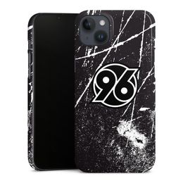 DeinDesign iPhone 14 Plus Handy Premium Case Smartphone Handyh&uuml;lle Schutzh&uuml;lle gl&auml;nzend Hannover 96 H96 Official Licensed Product Premium Case