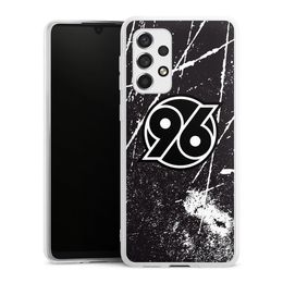 DeinDesign Galaxy A33 5G Handy Silikon H&uuml;lle Case transparent Handyh&uuml;lle Official Licensed Product H96 Hannover 96 Silikon Case