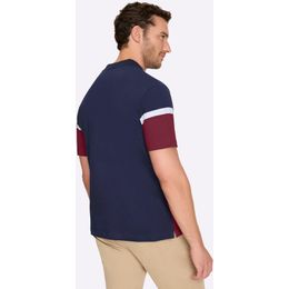 Catamaran Herren Kurzarmshirt "Kurzarm-Poloshirt", bunt, Gr. 44, gemustert, gestreift, 100% Baumwolle, Shirts