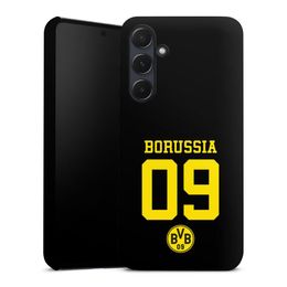 DeinDesign Galaxy A55 5G Handy Premium Case Smartphone Handyh&uuml;lle Schutzh&uuml;lle gl&auml;nzend Jersey Bvb Borussia Dortmund Premium Case