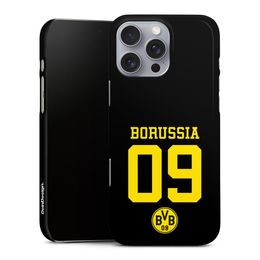 DeinDesign iPhone 16 Pro Max Handy Premium Case Smartphone Handyh&uuml;lle Schutzh&uuml;lle gl&auml;nzend Jersey Bvb Borussia Dortmund Premium Case