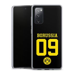 DeinDesign Galaxy S20 FE 5G Handy Silikon H&uuml;lle Case transparent Handyh&uuml;lle Jersey Borussia Dortmund Bvb Silikon Case