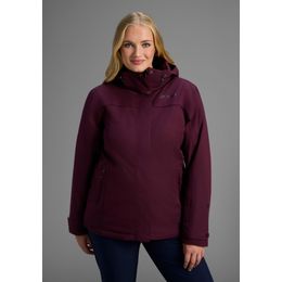 Maier Sports Damen Allwetterjacke "DA-JACKE MTEX EL. LISBON", lila, Gr. 20, Obermaterial: 100% Polyester, Jacken, mit mTEX-10.000-Membran,