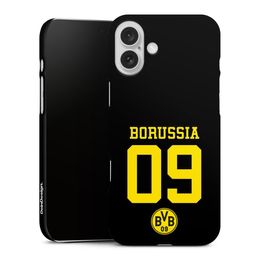 DeinDesign iPhone 16 Plus Handy Premium Case Smartphone Handyh&uuml;lle Schutzh&uuml;lle matt Jersey Bvb Borussia Dortmund Premium Case