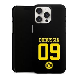 DeinDesign iPhone 15 Pro Max Handy Premium Case Smartphone Handyh&uuml;lle Schutzh&uuml;lle matt Jersey Bvb Borussia Dortmund Premium Case