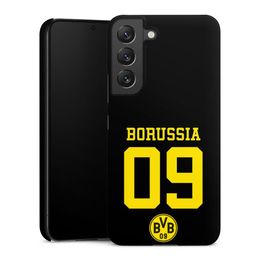 DeinDesign Galaxy S22 Handy Premium Case Smartphone Handyh&uuml;lle Schutzh&uuml;lle matt Jersey Bvb Borussia Dortmund Premium Case