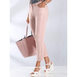 Inspirationen Damen 7/8-Jeans, rosa, Gr. 50, unifarben, 97% Baumwolle, 3% Elasthan, Jeans