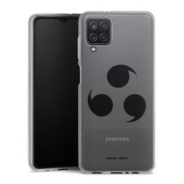 DeinDesign Galaxy A12 Handy Silikon H&uuml;lle Case transparent Handyh&uuml;lle Sharingan Naruto Shippuden Jutsu Silikon Case