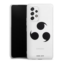 DeinDesign Galaxy A53 5G Handy Silikon H&uuml;lle Case transparent Handyh&uuml;lle Sharingan Naruto Shippuden Jutsu Silikon Case