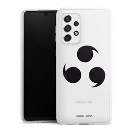 DeinDesign Galaxy A33 5G Handy Silikon H&uuml;lle Case transparent Handyh&uuml;lle Sharingan Naruto Shippuden Jutsu Silikon Case