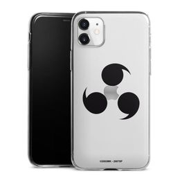 DeinDesign iPhone 11 Handy Slim Case Silikon Handyh&uuml;lle transparent H&uuml;lle extra d&uuml;nn Sharingan Jutsu Naruto Shippuden Silikon Slim Case
