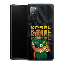 DeinDesign Galaxy S20 FE 5G Handy Premium Silikon H&uuml;lle Handyh&uuml;lle schwarz Case Borussia Dortmund Bvb Gregor Kobel Silikon Premium Case