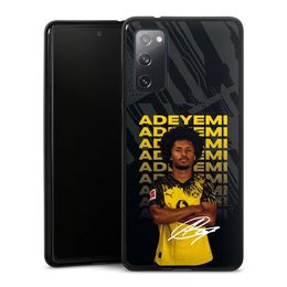 DeinDesign Galaxy S20 FE 5G Handy Silikon H&uuml;lle Case schwarz Handyh&uuml;lle Karim Adeyemi Borussia Dortmund Bvb