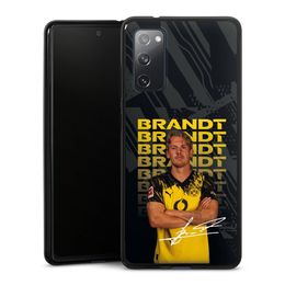 DeinDesign Galaxy S20 FE 5G Handy Silikon H&uuml;lle Case schwarz Handyh&uuml;lle Julian Brandt Bvb Borussia Dortmund