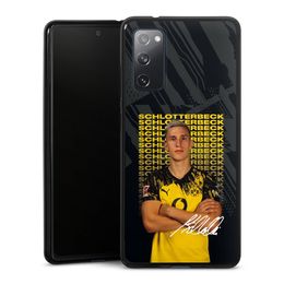 DeinDesign Galaxy S20 FE Handy Silikon H&uuml;lle Case schwarz Handyh&uuml;lle Nico Schlotterbeck Borussia Dortmund Bvb