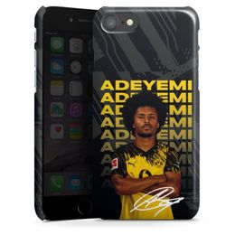 DeinDesign iPhone SE (2022) Handy Premium Case Smartphone Handyh&uuml;lle Schutzh&uuml;lle gl&auml;nzend Borussia Dortmund Bvb Karim Adeyemi Premium Case