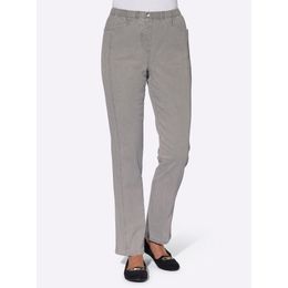 Casual Looks Damen Bequeme Jeans, grau, Gr. 48, unifarben, 98% Baumwolle, 2% Elasthan, Jeans
