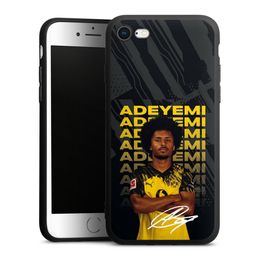 DeinDesign iPhone SE (2020) Handy Premium Silikon H&uuml;lle Handyh&uuml;lle schwarz Case Karim Adeyemi Borussia Dortmund Bvb Silikon Premium Case