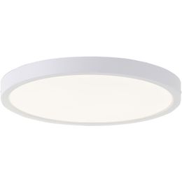 Brilliant LED Deckenleuchte "Navara", wei&szlig;, 1, &Oslash; 37,5cm H: 3,1cm, 1 Stk., Leuchten, &Oslash; 37,5cm, H&ouml;he 3 cm, 2900 lm, 4000 K, IP44, LED Deckenleuchte