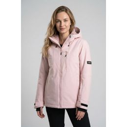 Skijacke Icepeak "Icepeak CATHAY", Damen, Gr. 46, light pink, Obermaterial: 100% Polyester. Futter: 100% Polyester. Wattierung: 100% Polyester, Jacken Skijacke, wasserdicht, winddicht, mit versiegelten N&auml;hten, atmungsaktiv