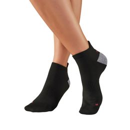 H.I.S. Sportsocken H.I.S, Damen, Gr. 47-48, 4x schwarz, Elasthan, Polyamid, elastisch, Socken Sportsocken, schnell trocknend