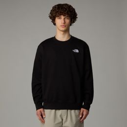 Sweatshirt The North Face "Essential Sweatshirt f&uuml;r Herren", Herren, Gr. XXL, schwarz (tnf schwarz), Obermaterial: 68% Baumwolle, 32% Polyester, Sweatshirts Sweatshirt, w&auml;rmendes Material, aus Baumwolle und Polyester
