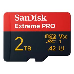 Sandisk Extreme&reg; PRO microSDXC Speicherkarte 2 TB mit SD-Adapter
