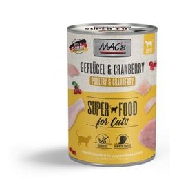 Mac's MAC's Nassfutter Katze Adult Gefl&uuml;gel und Cranberry 12x400 g