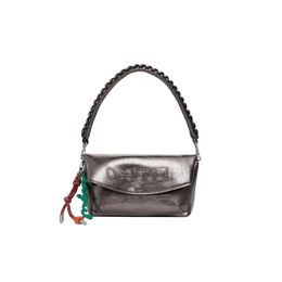 Desigual Crossbody Bag 'Half Logo Trokel' female Silver size One Size