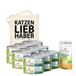 Sparset f&uuml;r ern&auml;hrungssensible Katzen zur Unterst&uuml;tzung der Verdauung