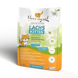 I love my cat Getreidefreies Trockenfutter f&uuml;r Kitten mit Lachs