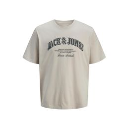 Jack & Jones Plus Jack & Jones Plus T-Shirt 'JJEDENVER' Herren Gr&ouml;&szlig;e 6XL kitt / schwarz