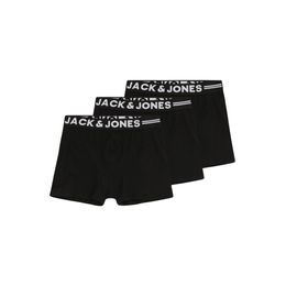 Jack & Jones Jack & Jones Junior Boxershorts Jungen Gr&ouml;&szlig;e 128 schwarz / wei&szlig;