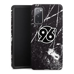 DeinDesign Galaxy S20 FE 5G Handy Panzer Handyh&uuml;lle robuste Outdoor H&uuml;lle Schutzh&uuml;lle gl&auml;nzend H96 Hannover 96 Official Licensed Product Tough Case