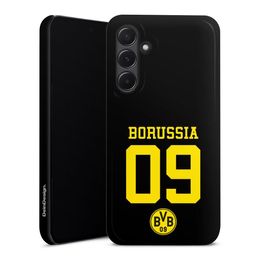 DeinDesign Galaxy A35 5G Handy Premium Case Smartphone Handyh&uuml;lle Schutzh&uuml;lle gl&auml;nzend Jersey Bvb Borussia Dortmund Premium Case
