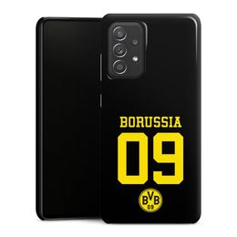DeinDesign Galaxy A52s 5G Handy Premium Case Smartphone Handyh&uuml;lle Schutzh&uuml;lle gl&auml;nzend Bvb Jersey Borussia Dortmund Premium Case