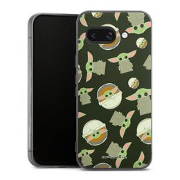 DeinDesign Google Pixel 9a Handy Silikon H&uuml;lle Case transparent Handyh&uuml;lle Official Licensed Product Star Wars Muster Baby Yoda Silikon Case