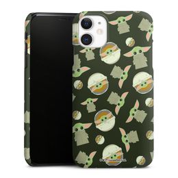 DeinDesign iPhone 11 Handy Premium Case Smartphone Handyh&uuml;lle Schutzh&uuml;lle matt Official Licensed Product Star Wars Muster Baby Yoda Premium Case
