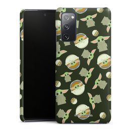 DeinDesign Galaxy S20 FE 5G Handy Premium Case Smartphone Handyh&uuml;lle Schutzh&uuml;lle matt Official Licensed Product Baby Yoda Star Wars Muster Premium Case
